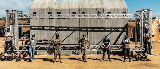 United States Marine Corps and ICON 3D Print Structure at Camp… – ICON