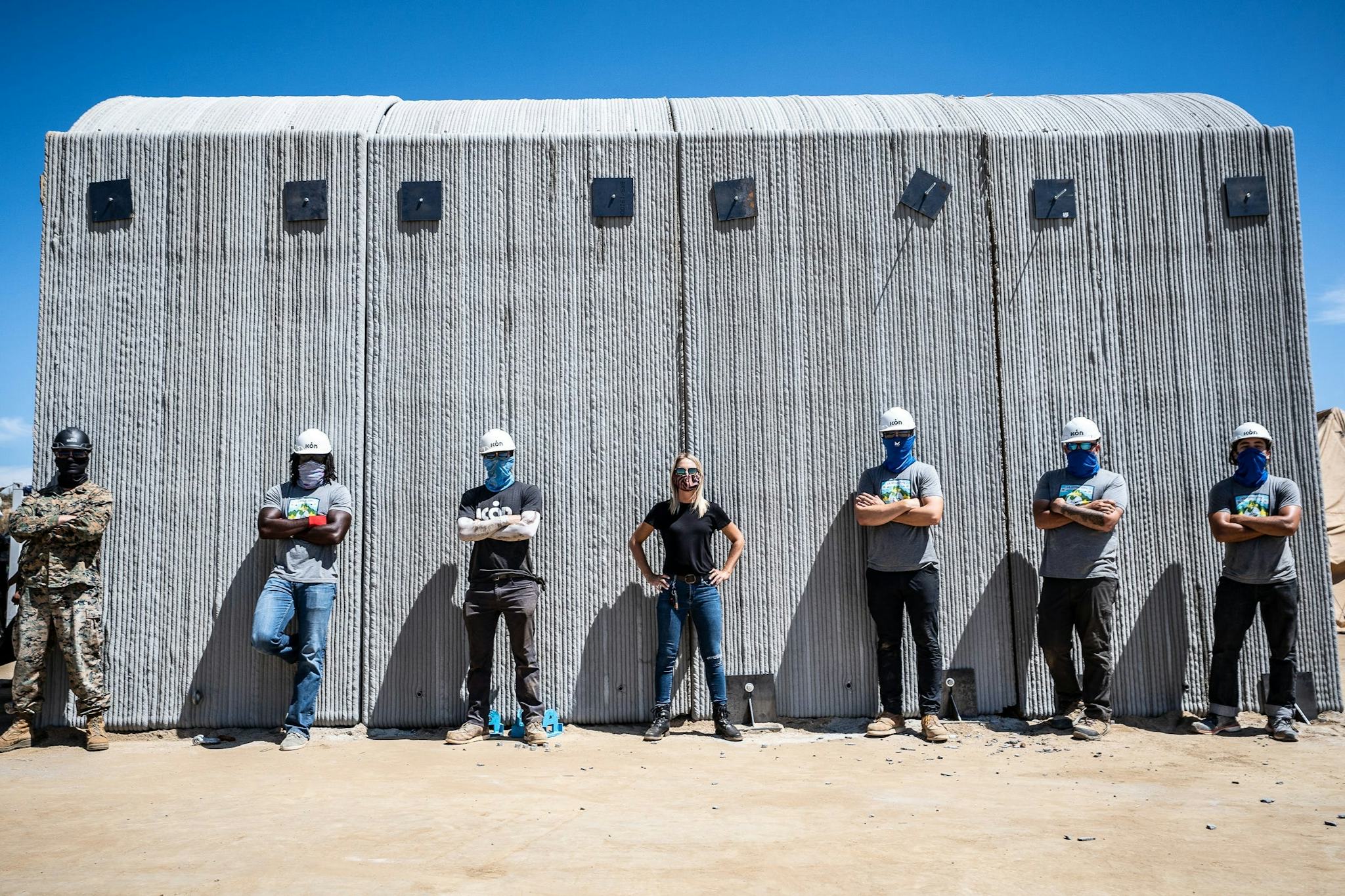 United States Marine Corps and ICON 3D Print Structure at Camp… – ICON