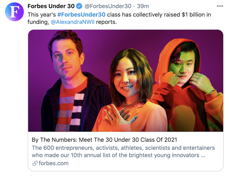ICON Co-founder & CTO Named to Forbes 30 Under 30 Class of 2021 – ICON